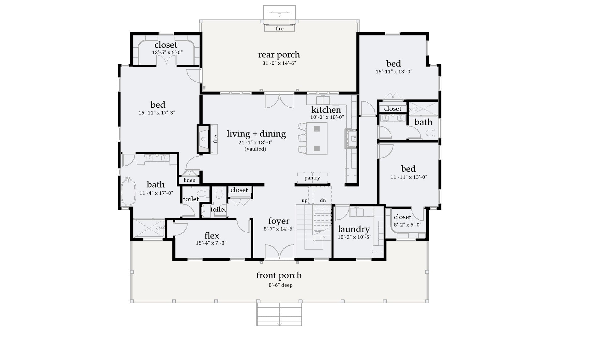 Evergreen - House Plan – Boutique Home Plans