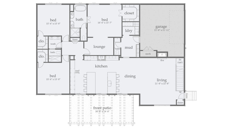 Magnolia Ranch - House Plan – Boutique Home Plans