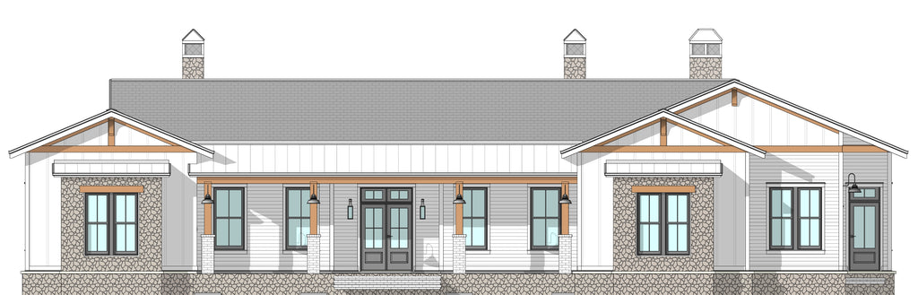 Mustang Ranch - House Plan – Boutique Home Plans