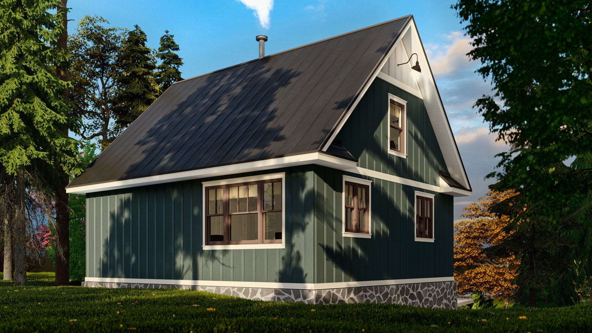 Small House Built Into Hillside Plans Hillside House Plan