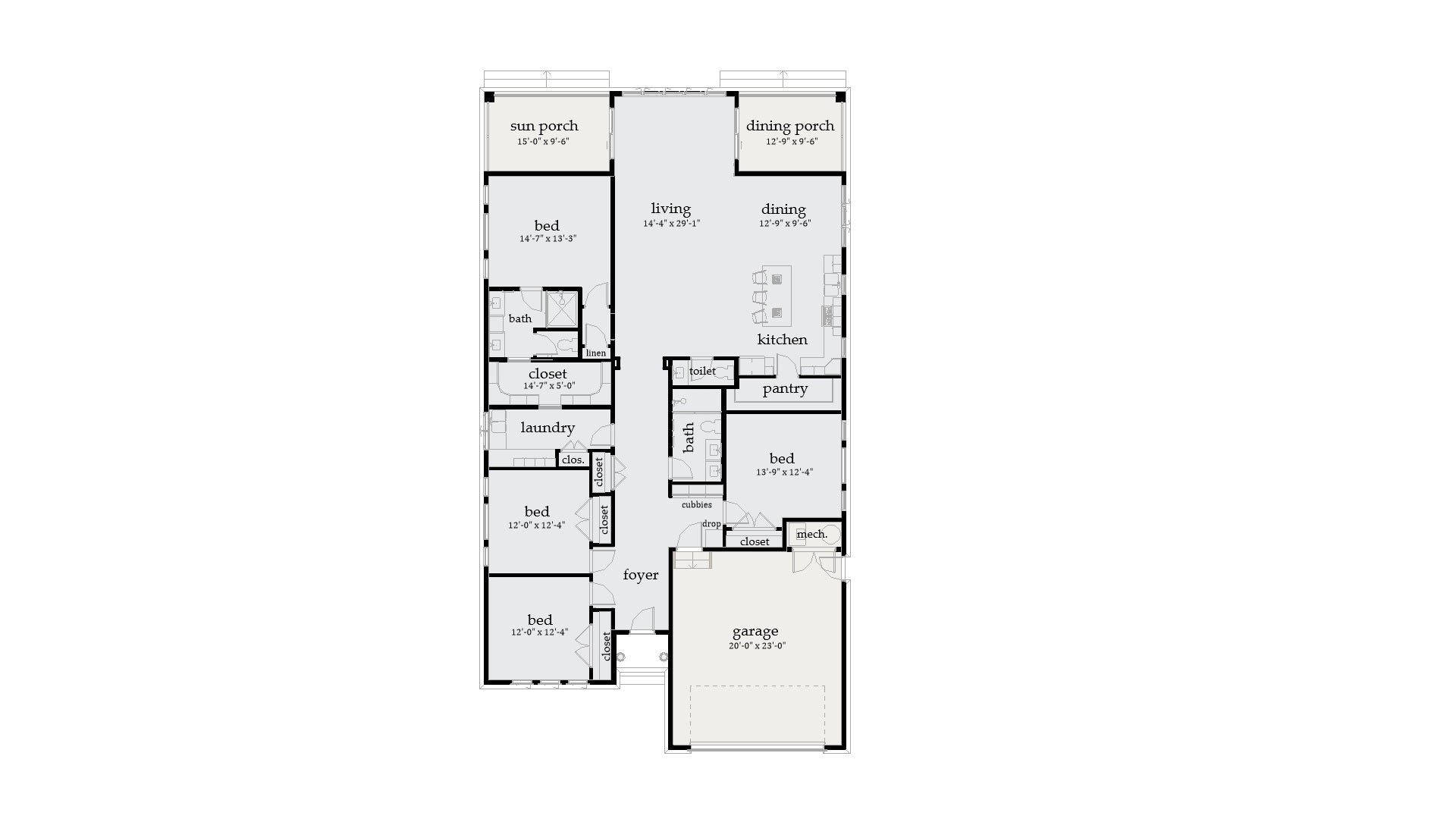 Delray - House Plan – Boutique Home Plans