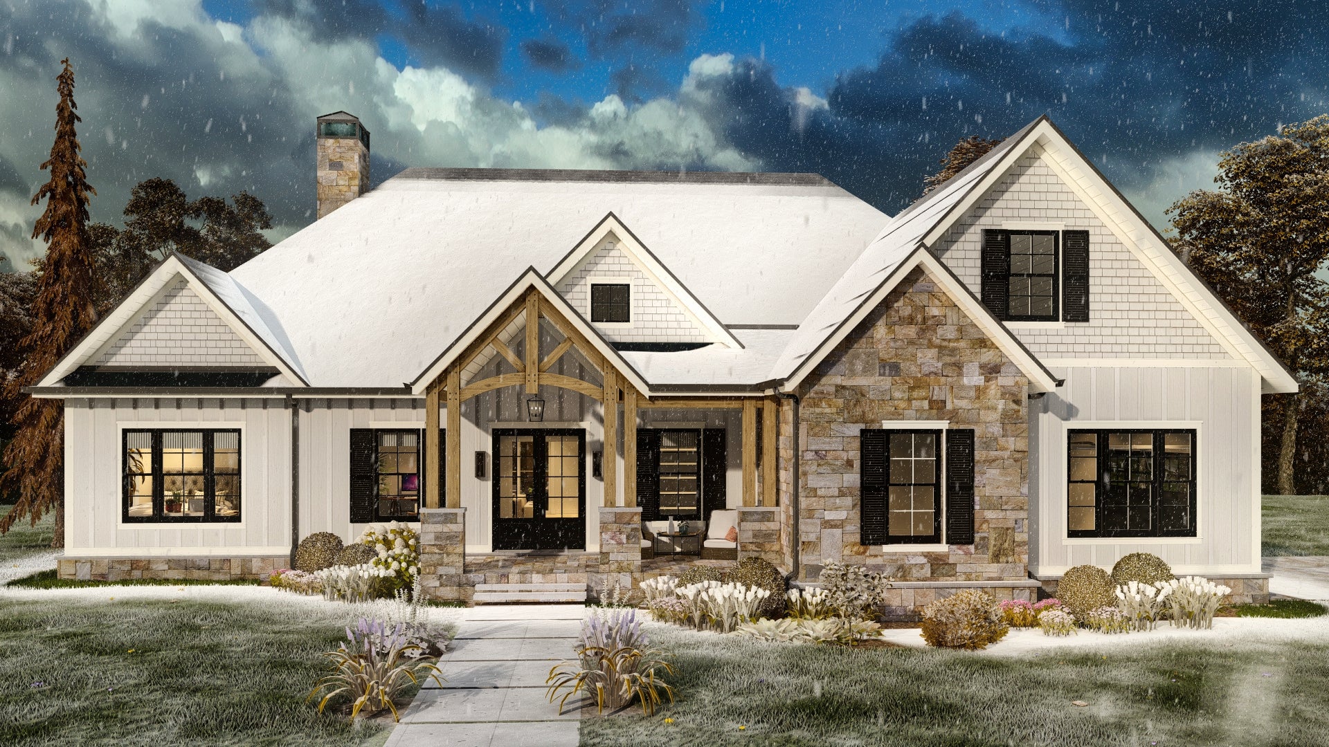 End Gable - House Plan – Boutique Home Plans